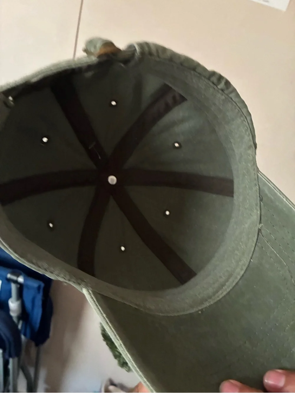 Accessories | Olive Green Pompom Baseball Cap | Poshmark